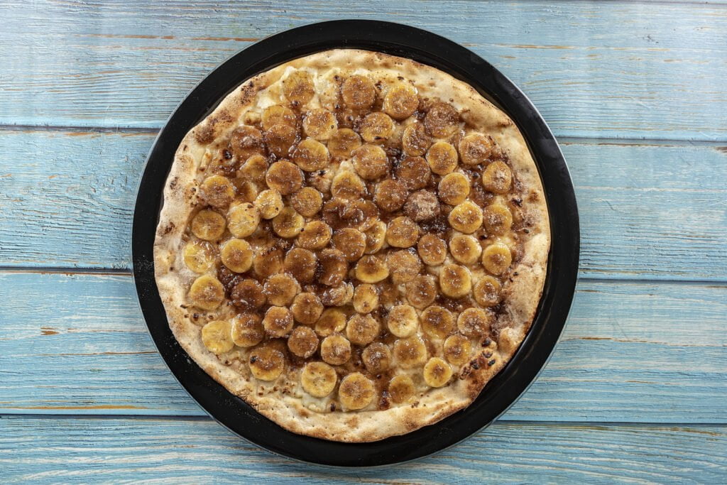 Pizza de banana nevada - Magia dos Aromas