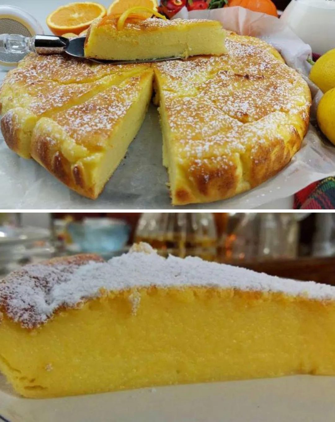 Queijada de limão e laranja - Magia dos Aromas